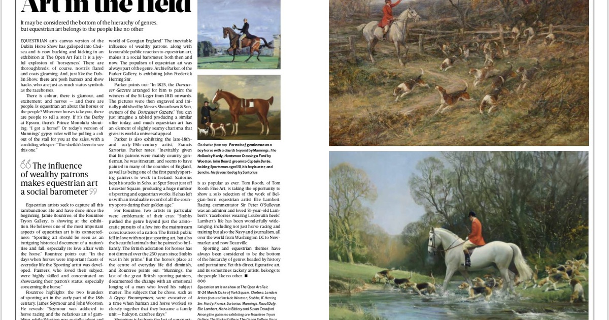 Art in the field | Rountree Tryon